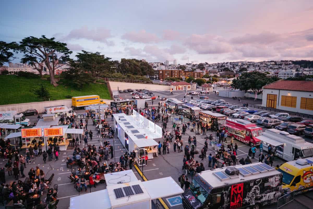 "Off the Grid" Fort Mason: Friday Night Market w/ 110+ Vendors (2026)