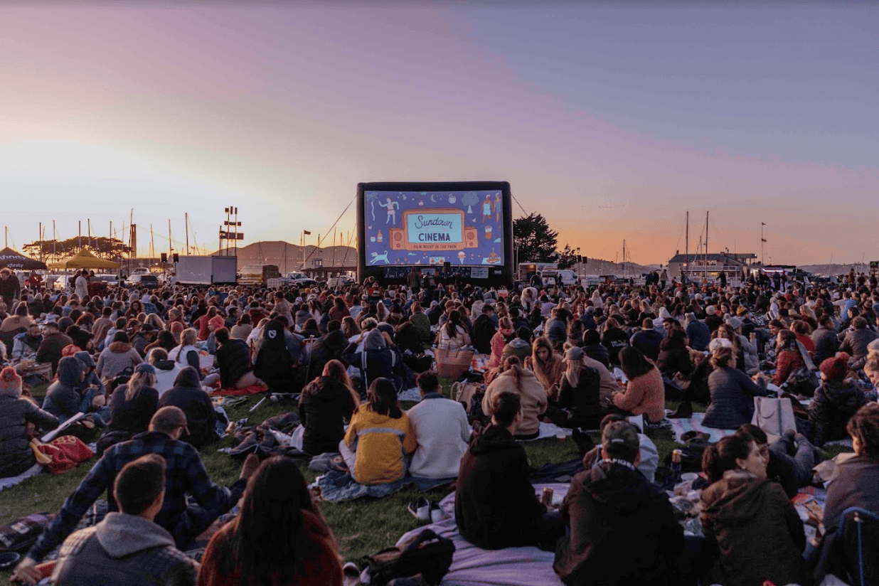 "Sundown Cinema" SF's Outdoor Movie Night in the Park 2026