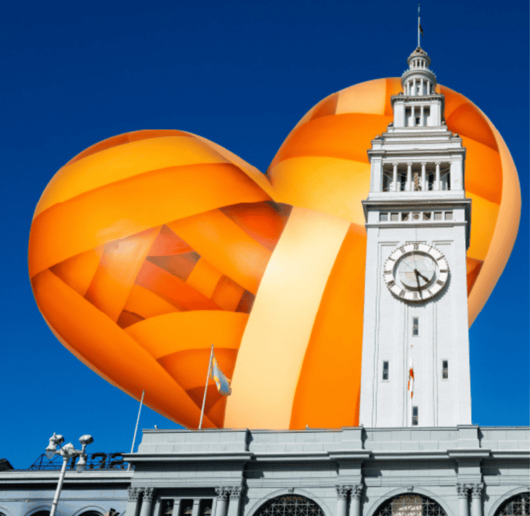 2026 "Hearts in San Francisco" at the Ferry Building (Jan. 24 - Feb. 11)