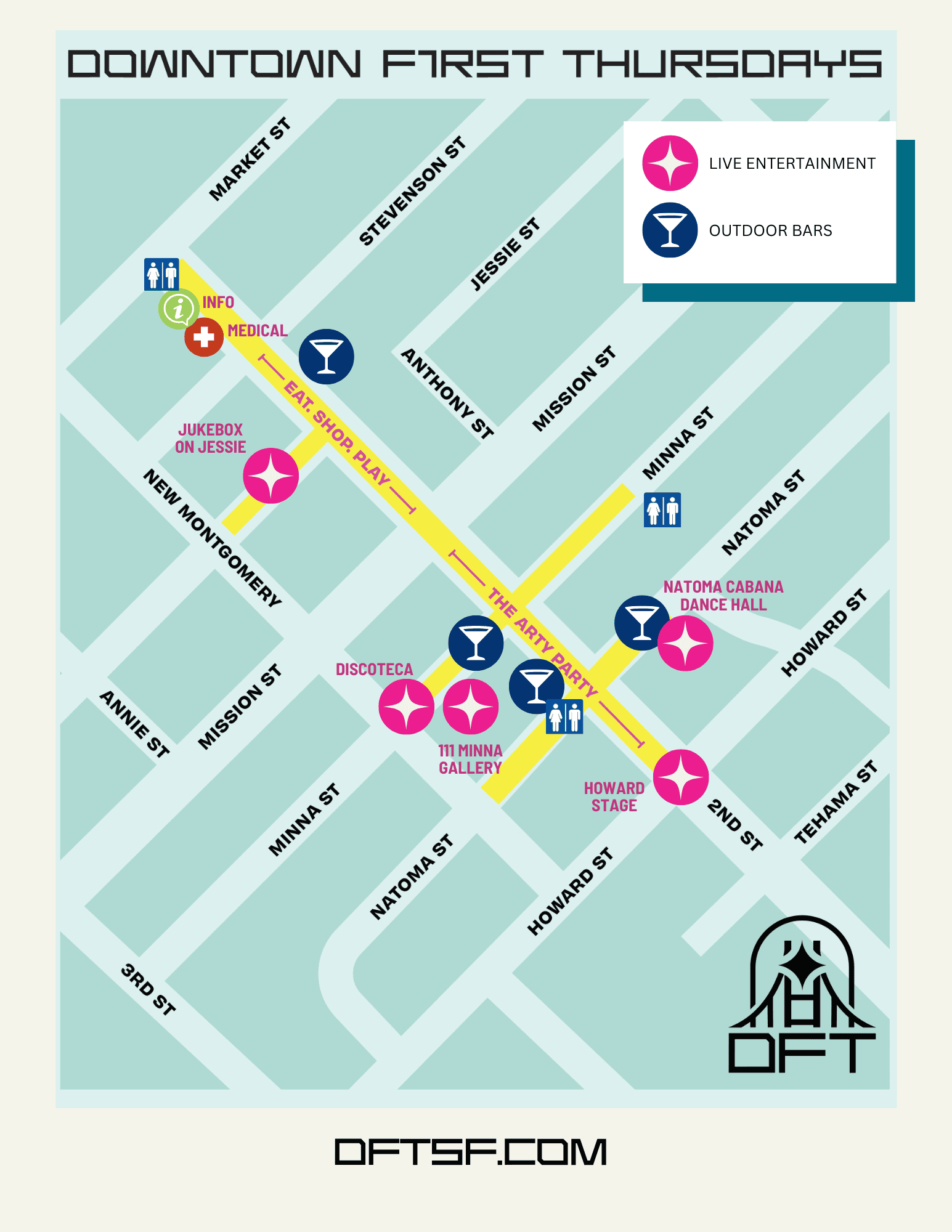 SF's DFT Monthly Block Party: "Downtown First Thursdays" (2025)