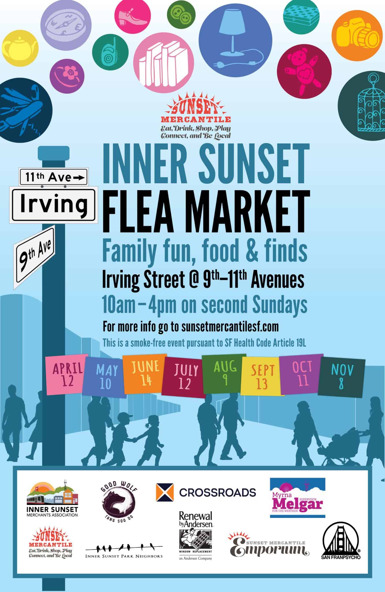 SF's "Inner Sunset Flea Market" 2026 w/ Sunset Mercantile (Every 2nd ...