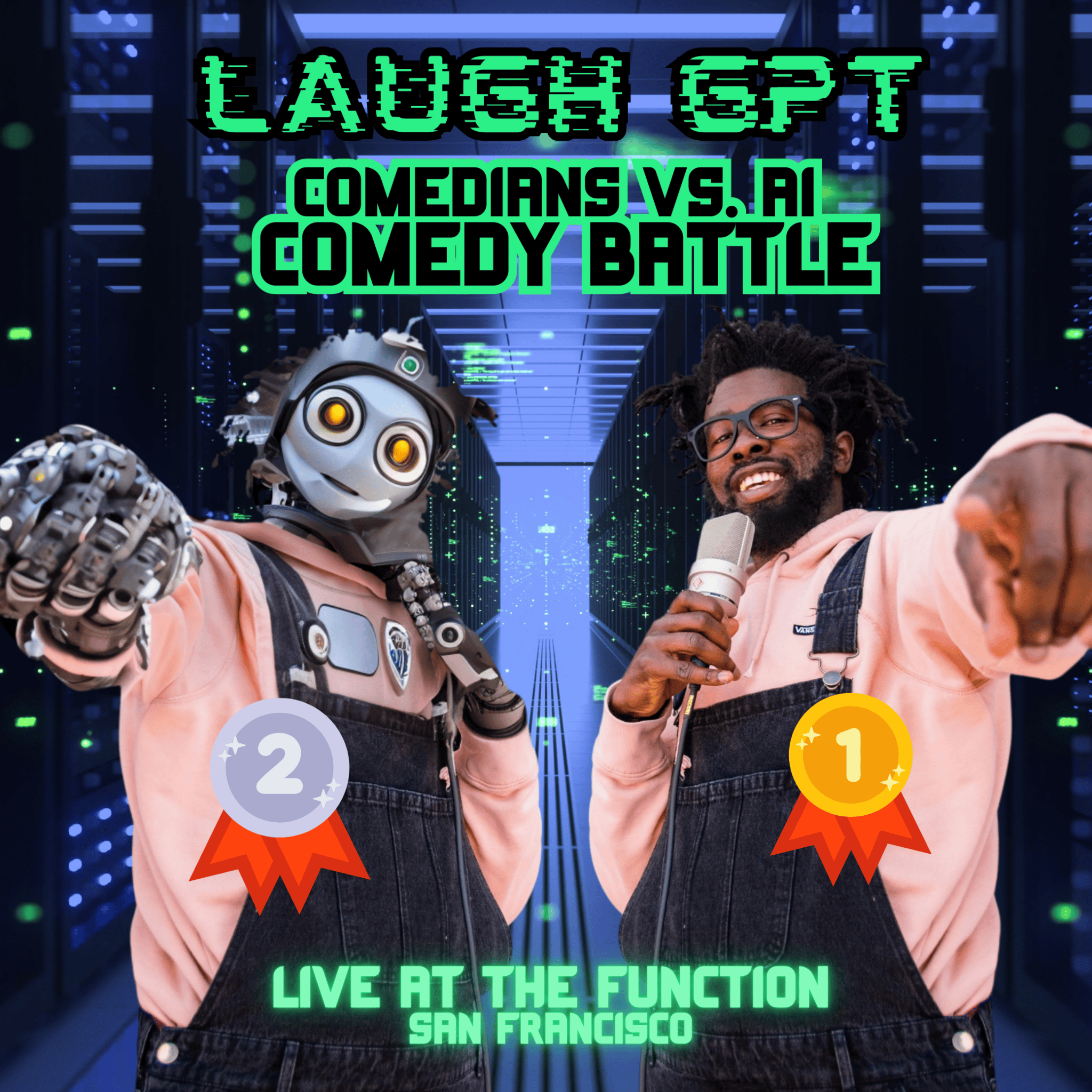 SF's "Laugh GPT" AI-Powered Comedy Night at The Function (7p + 8:45p)