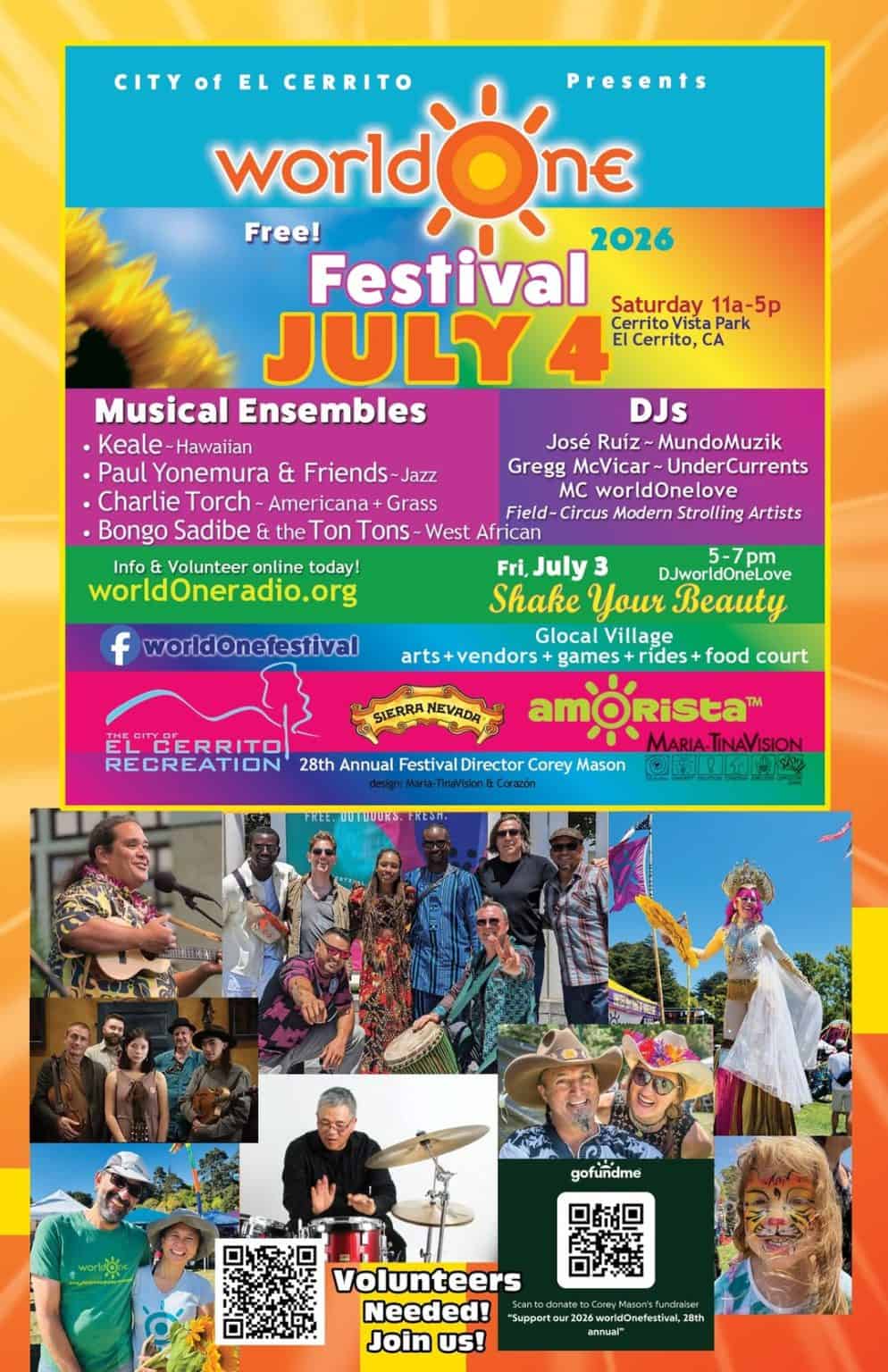 El Cerrito's WorldOne Festival "Tardeada" Pre-Party