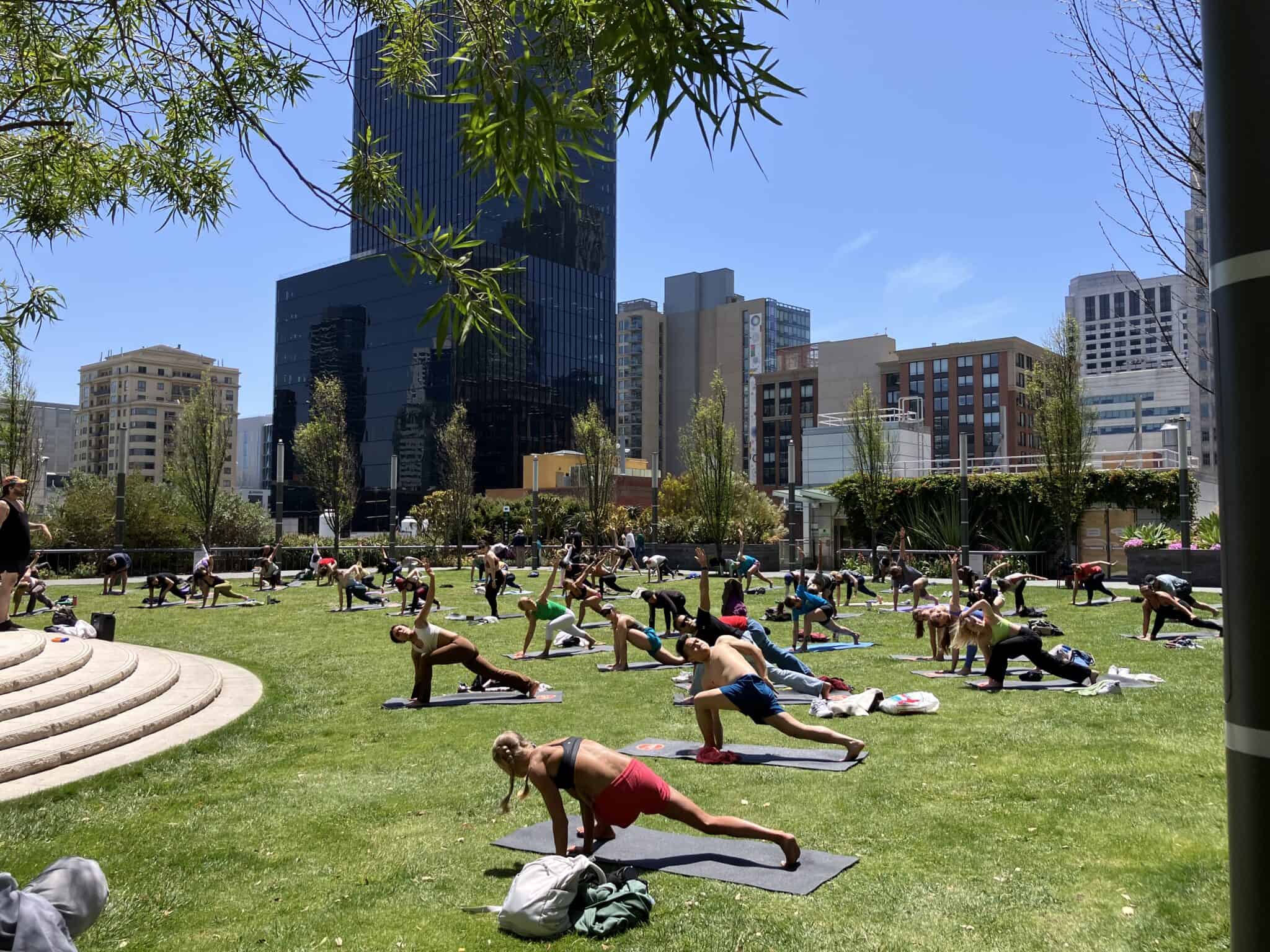 Free Rooftop Yoga at Salesforce Park (SF)