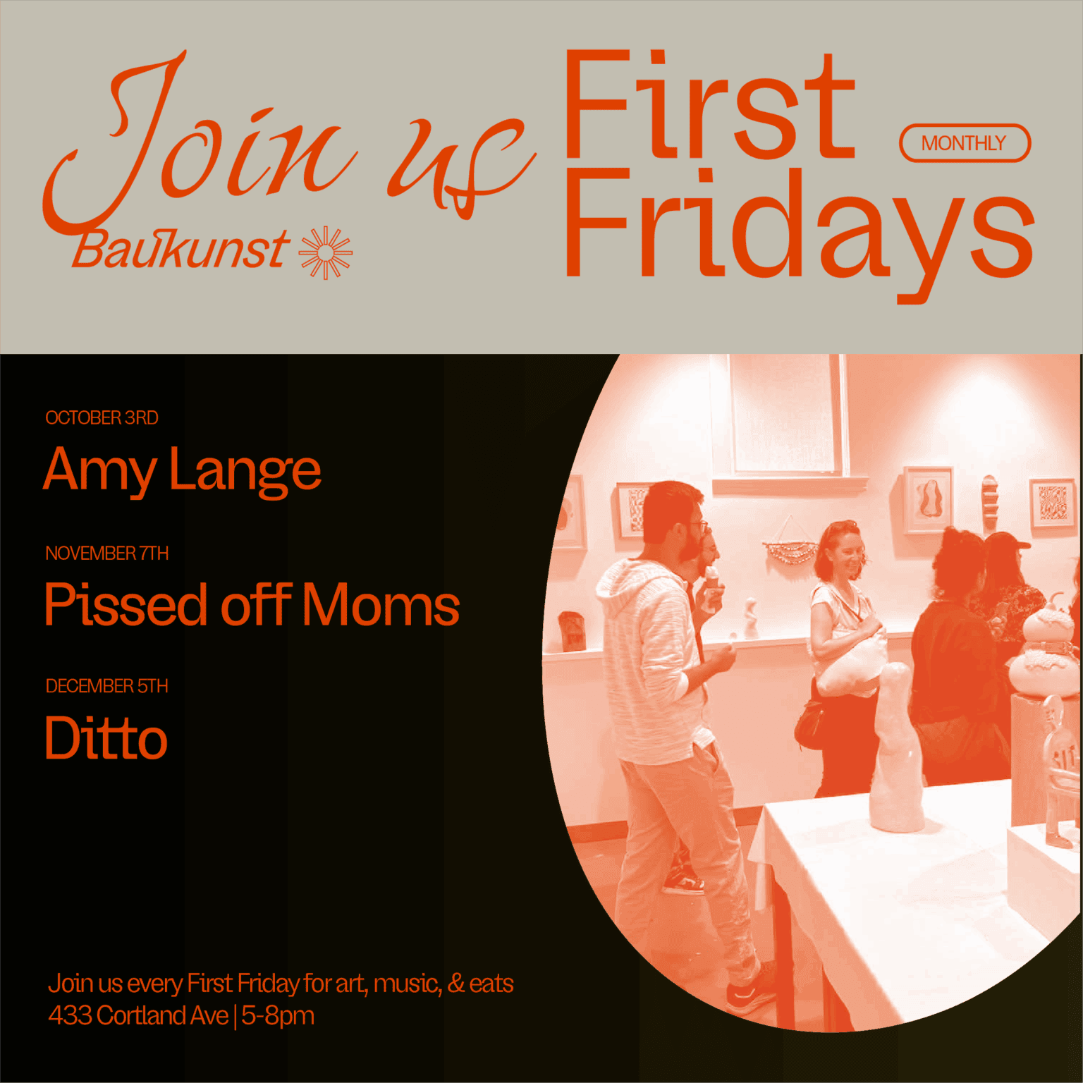 Baukunst First Fridays: Art, Music + Food (Bernal Heights)