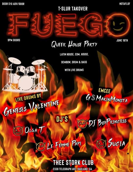Latin House + Live Drummer Queer Dance Party (Oakland)