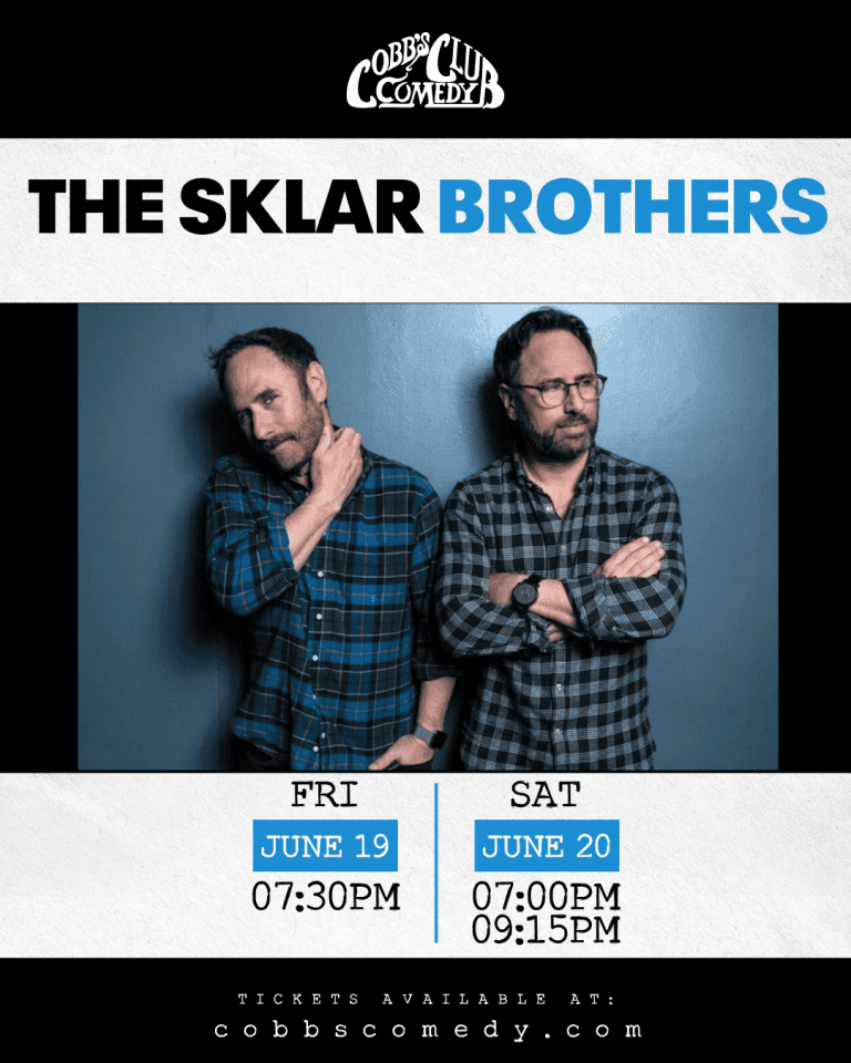 SF Comedy Legends "The Sklar Brothers" Live at Cobb's Comedy Club (June ...