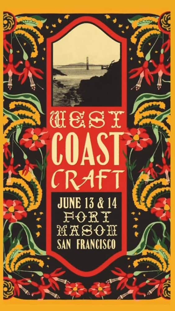 "West Coast Craft": Summer Fair w/ 275+ Artists at Fort Mason (June 13-14)