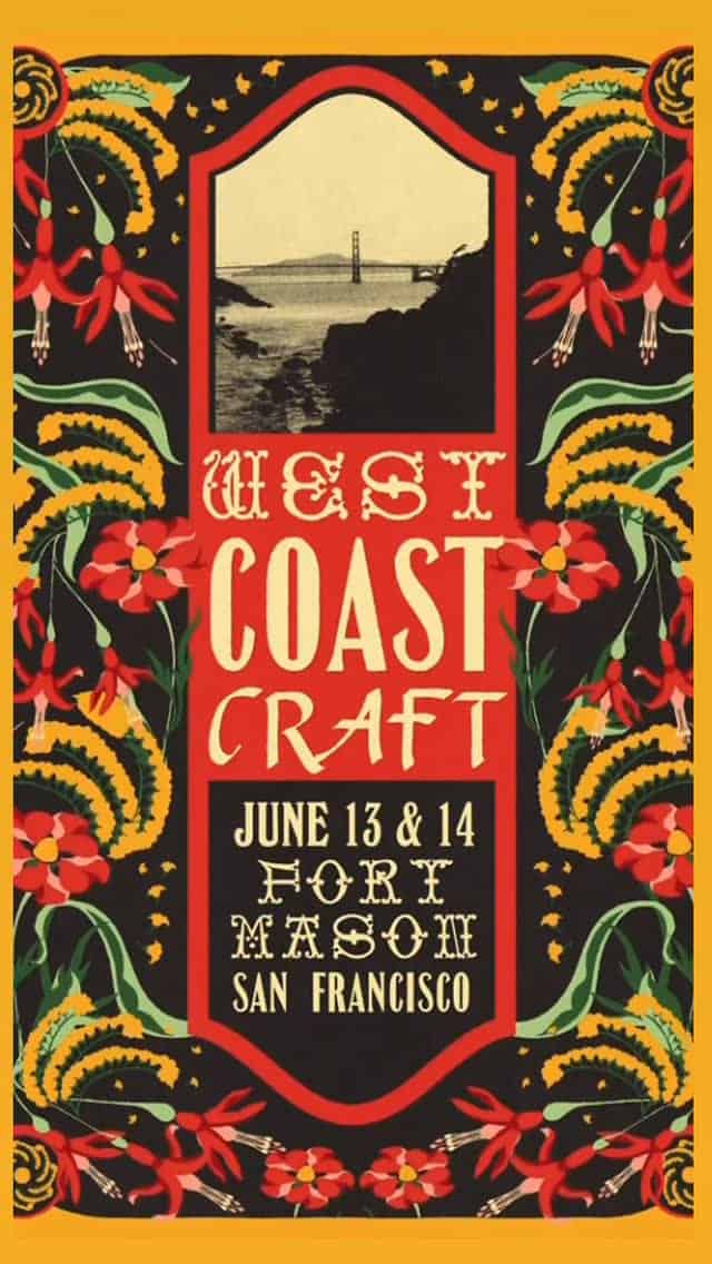 "West Coast Craft": Summer Fair w/ 275+ Artists at Fort Mason (June 13-14)
