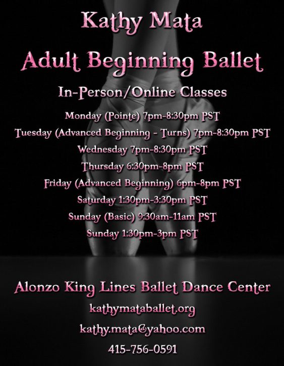 Summer Ballet Classes with Kathy Mata