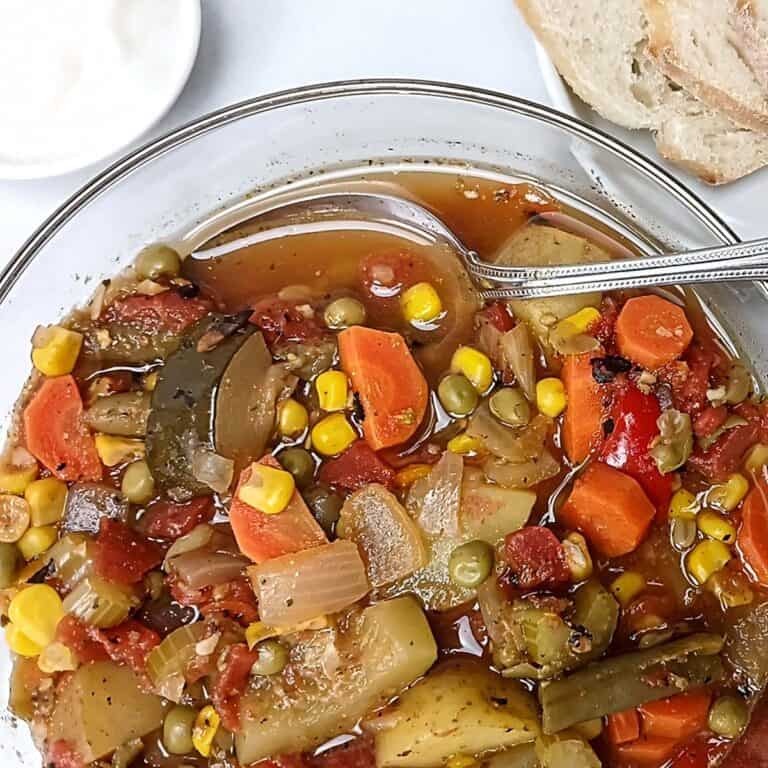 Low Sodium Vegetable Soup Recipe