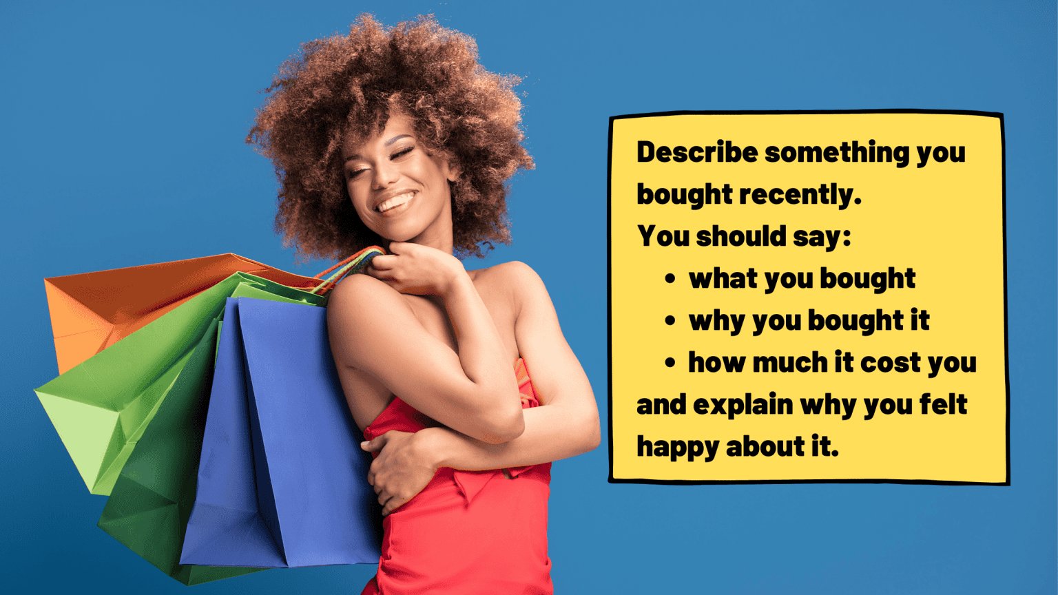 Describe Something You Bought Recently [IELTS Speaking Part 2] - TED IELTS