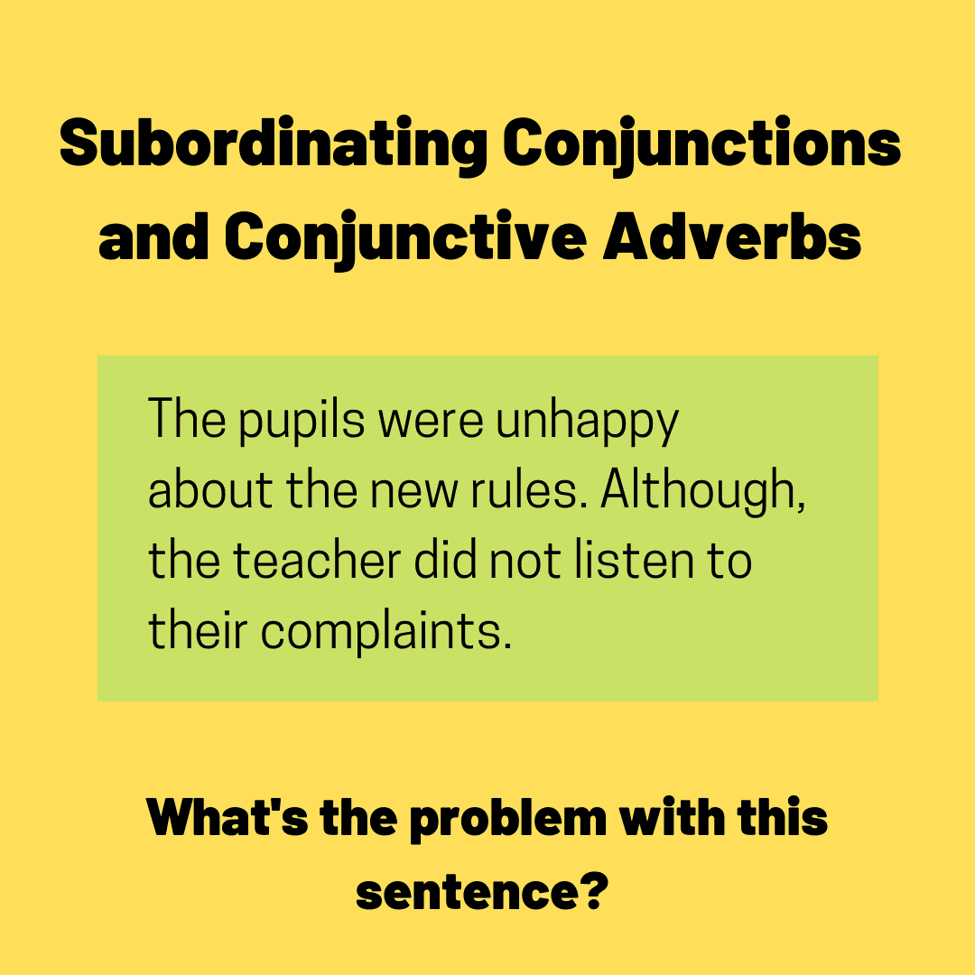 Subordinating Conjunction vs Conjunctive Adverb - TED IELTS