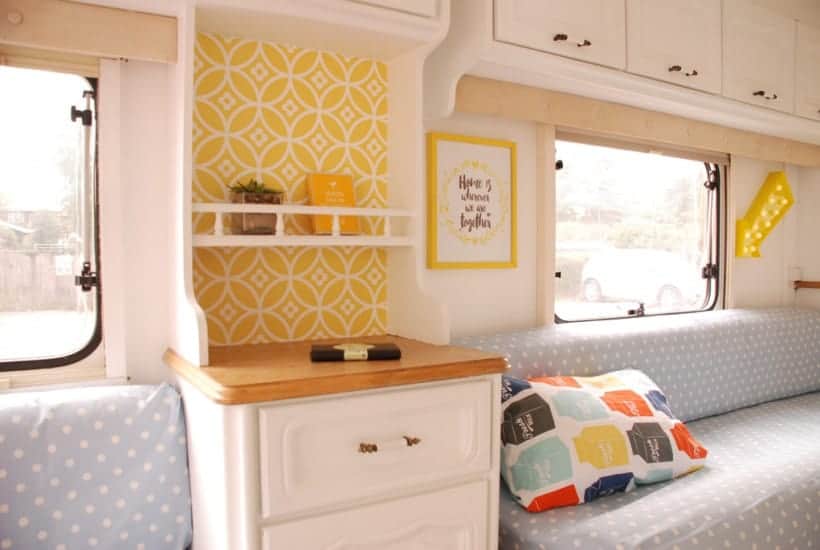 Caravan Renovation Before and After Pictures by The Listed Home