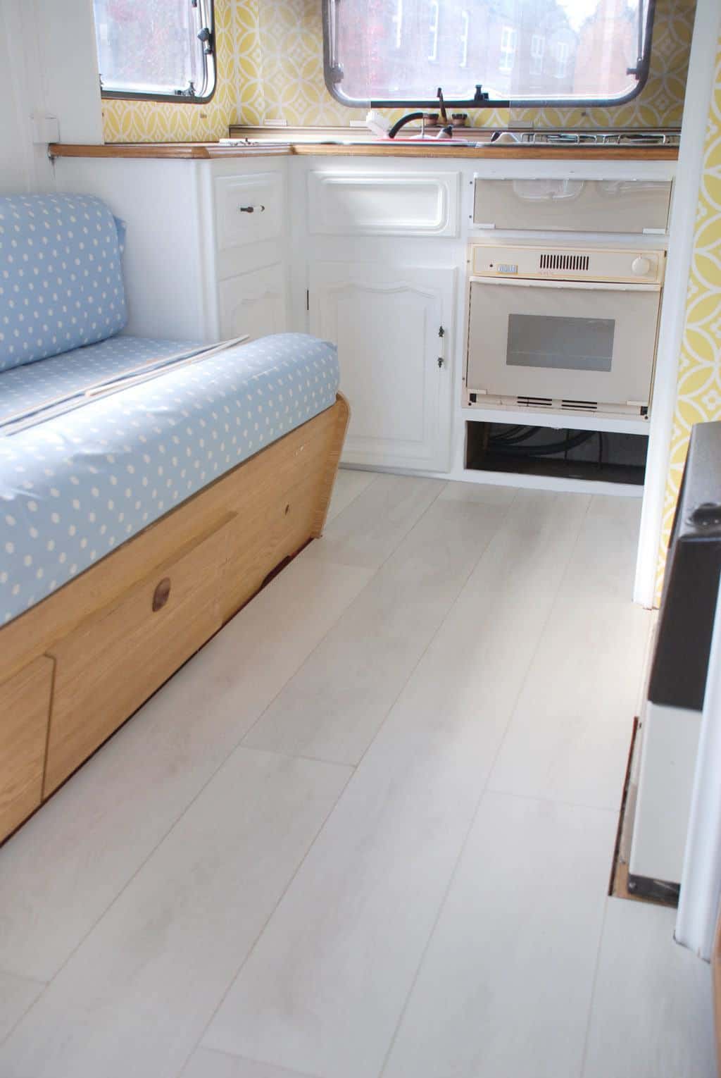 RV Flooring Replacement: Laying Laminate Flooring in a Caravan