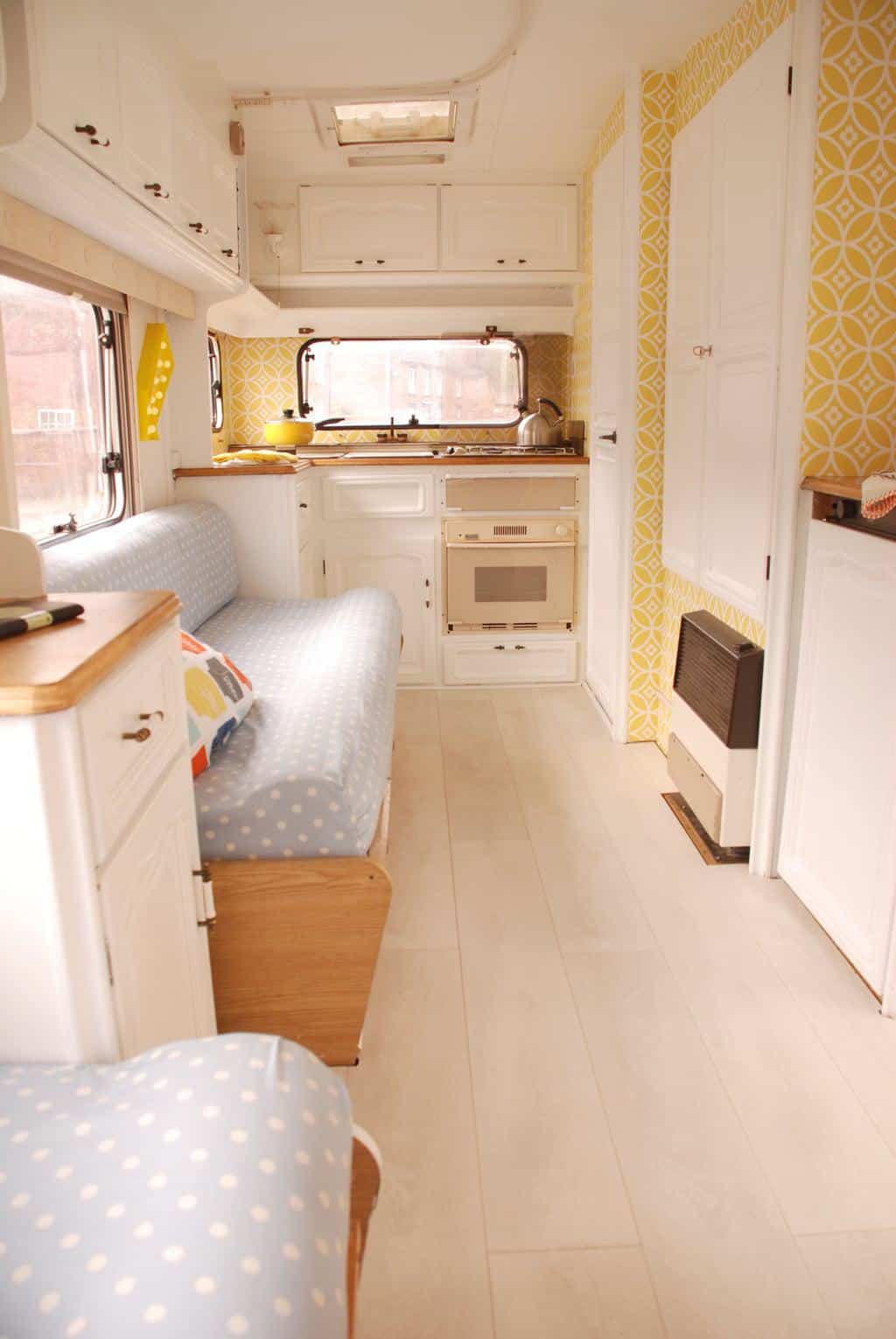 RV Flooring Replacement: Laying Laminate Flooring in a Caravan