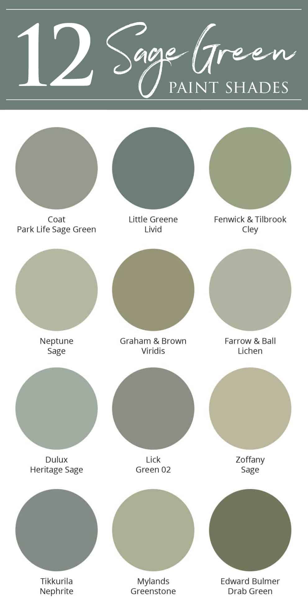 12 of the Best Sage Green Paint Colours for Every Interior