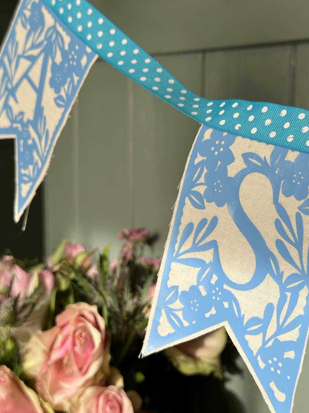 Free Easter Banner SVG Papercut Template - The Listed Home