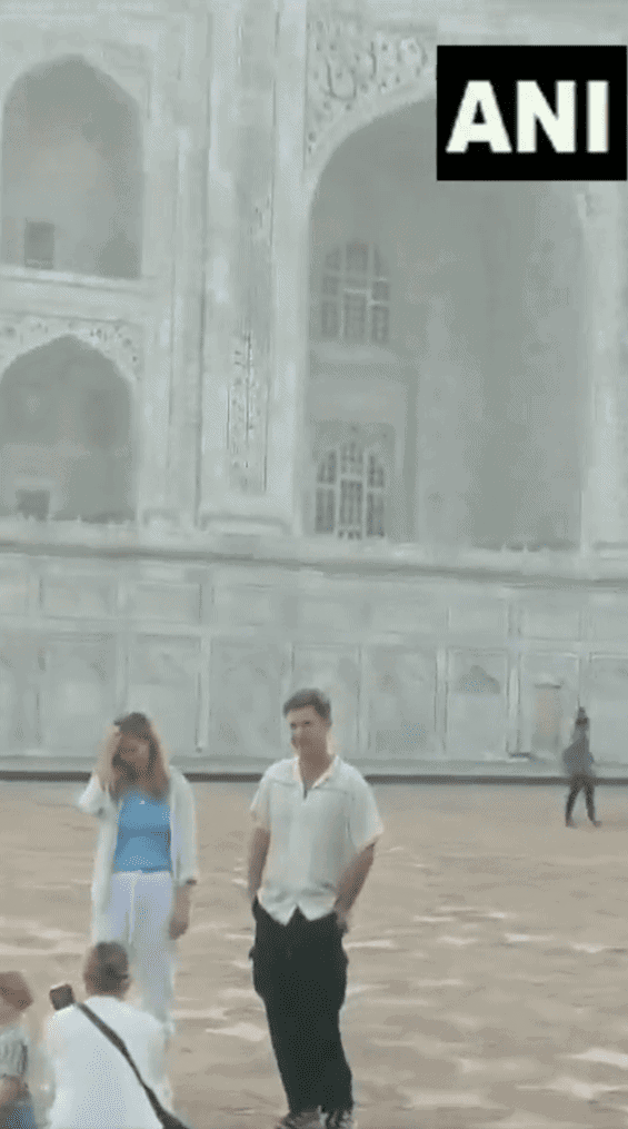 Australian spinner Adam Zampa visits Taj Mahal with family Australian spinner Adam Zampa visits Taj Mahal with family