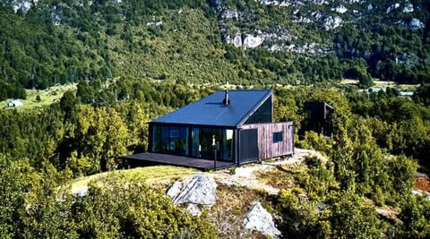 GZ1 House by Paul Steel Bouza Arquitecto in Futaleufu, Chile