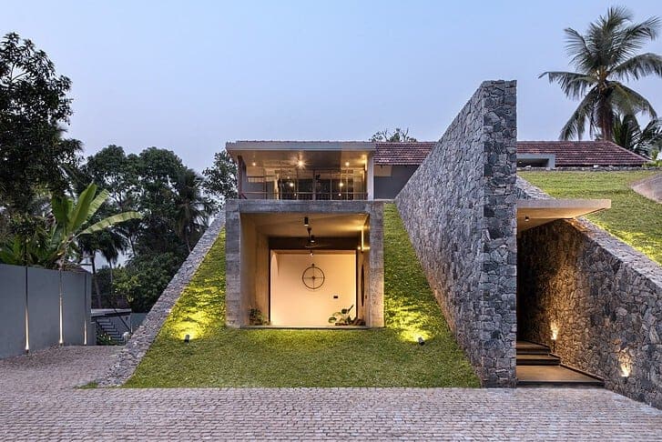The Hidden House by Aslam Sham Architects in Kozhikode, India