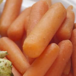 Microwave Steamed Baby Carrots | Bariatric Food Coach