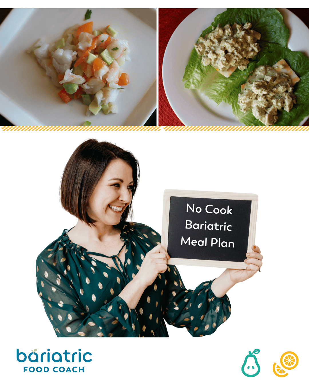 Free No Cook Bariatric Meal Plan! | Bariatric Food Coach