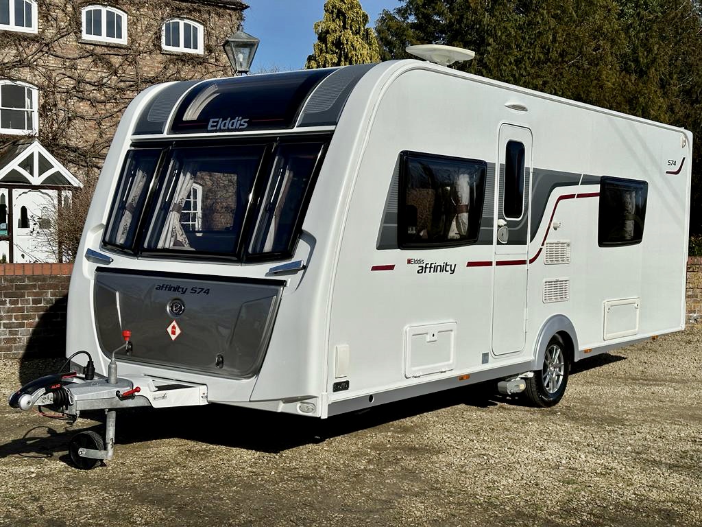 Elddis Affinity 574 4 Berth Touring Caravan (2016) - Bridgend Leisure ...