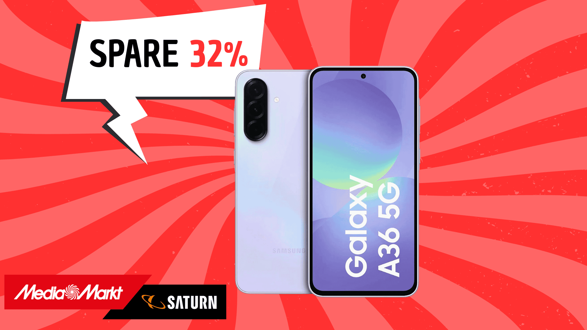 MediaMarkt Angebot: 32% Rabatt auf Samsung Galaxy A36 ⋆ delamar.de