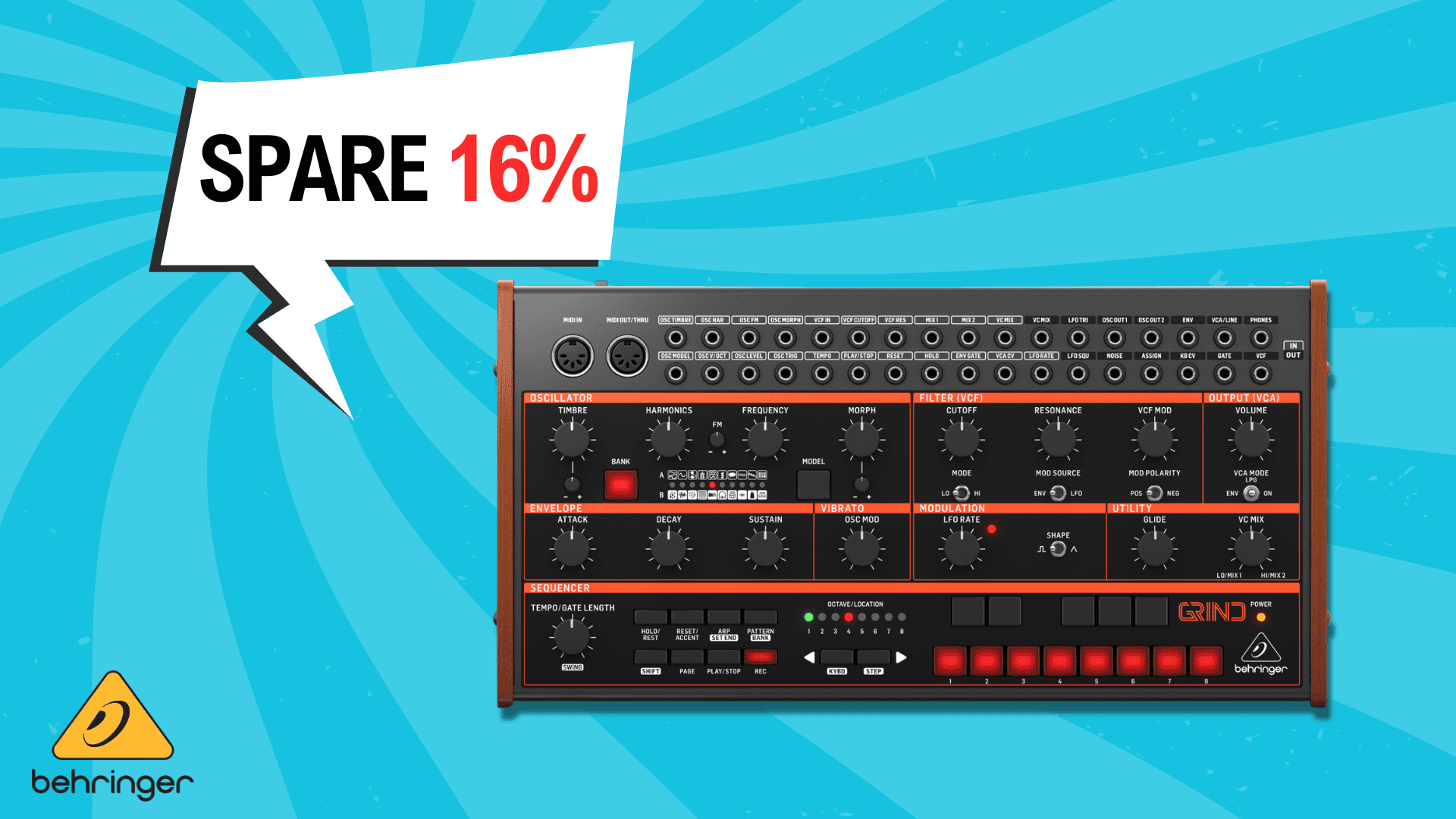 Behringer Angebot: Jetzt 16% bei Thomann sparen! ⋆ delamar.de