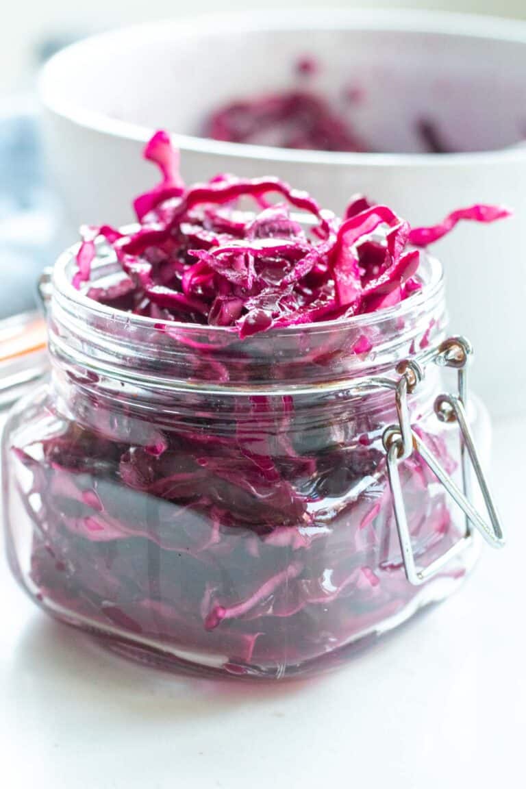 Quick Pickled Red Cabbage - Add A Tangy Twist to your meals
