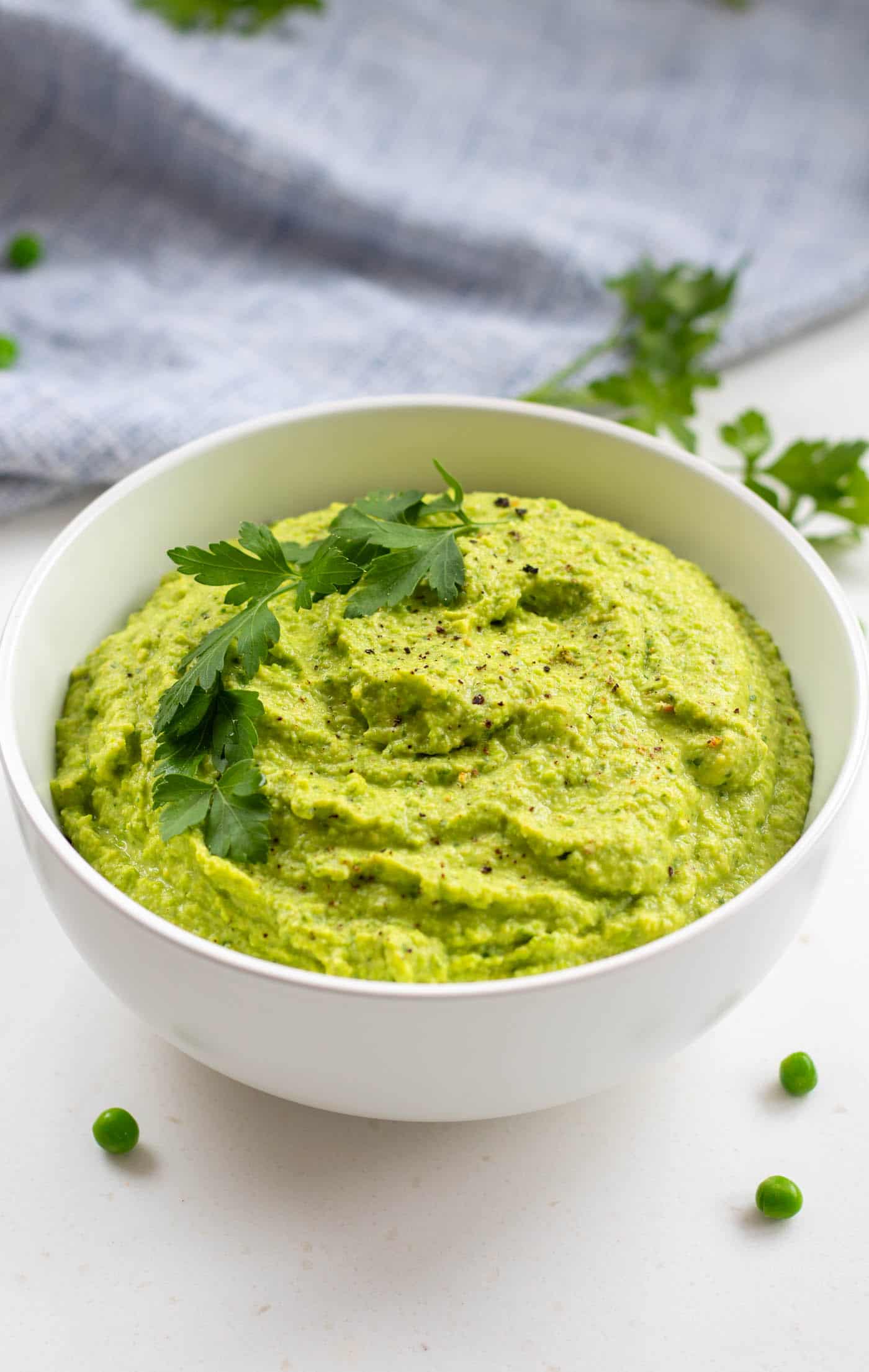 Green Pea Hummus - Easy and Healthy Vegan Dip