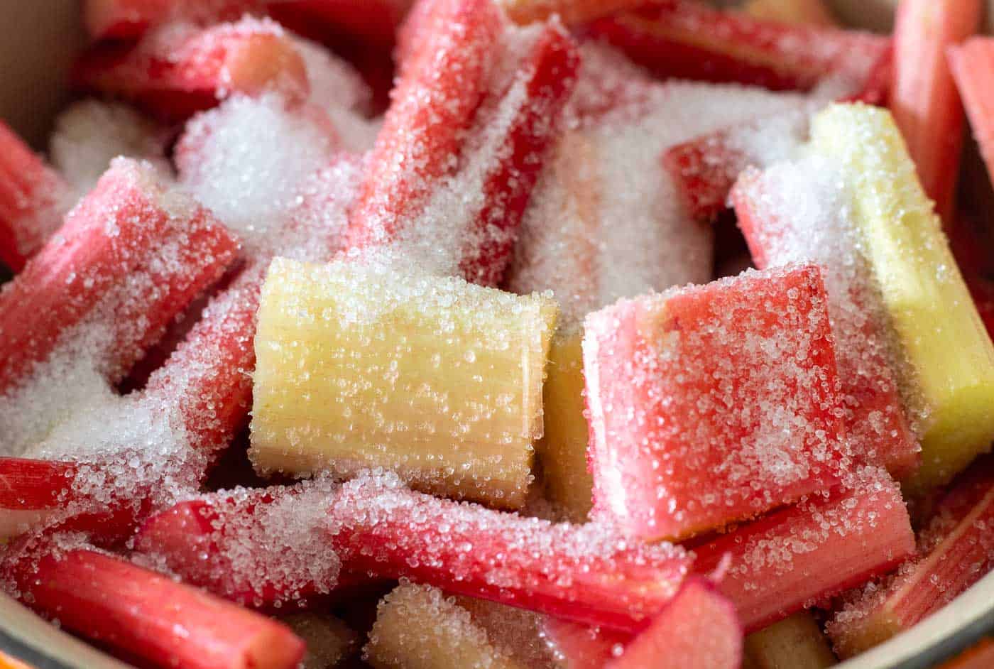 Stewed Rhubarb Without Added Sugar