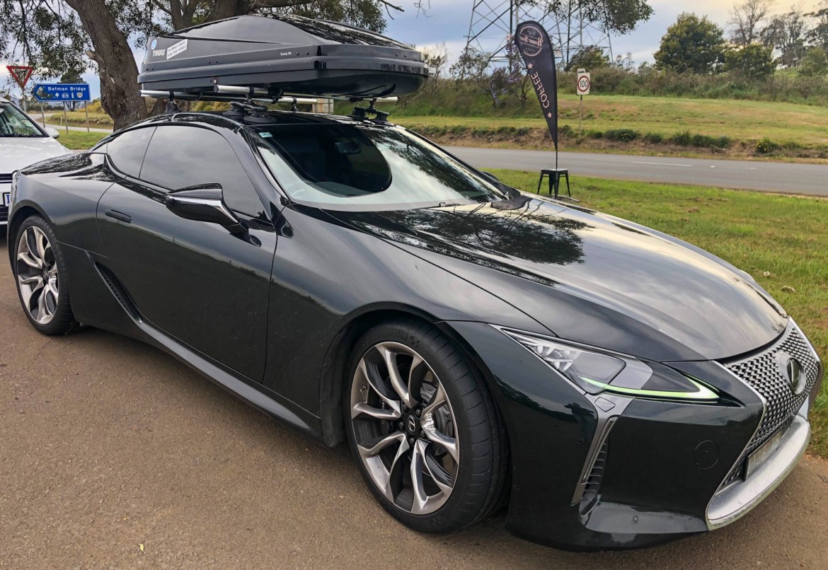 Lexus LC500 Roof Rack - SeaSucker Down Under