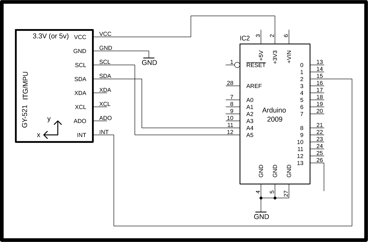 MPU6050 Arduino Wiring, Library, and Code to find the Angle