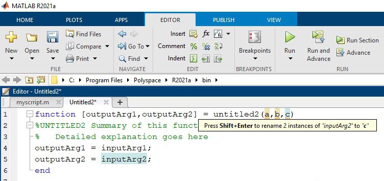 Scripts And Functions In Matlab Explained With Example Codes