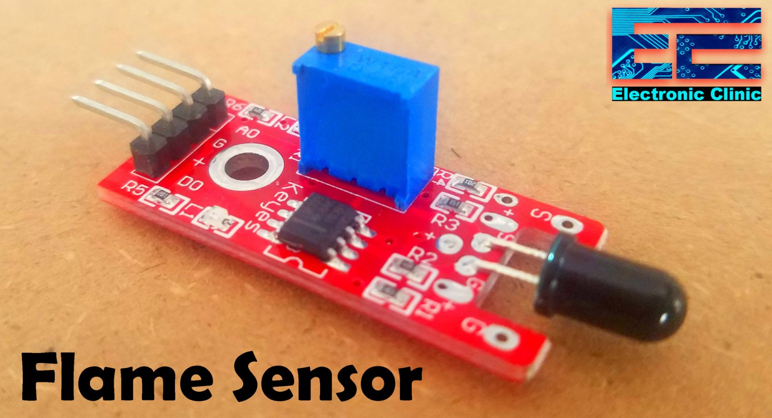 Flame Sensor Arduino, Fire Sensor Arduino, Circuit and programming