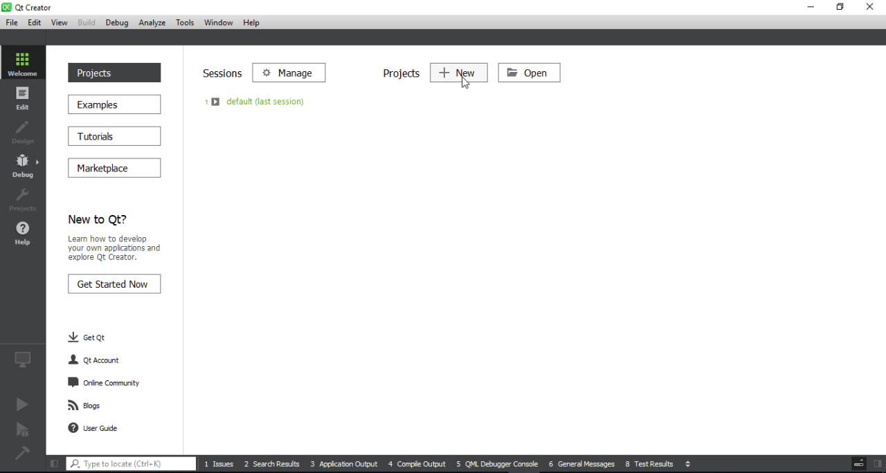 Qt Creator C++, simple HelloWorld Gui in Qt Creator