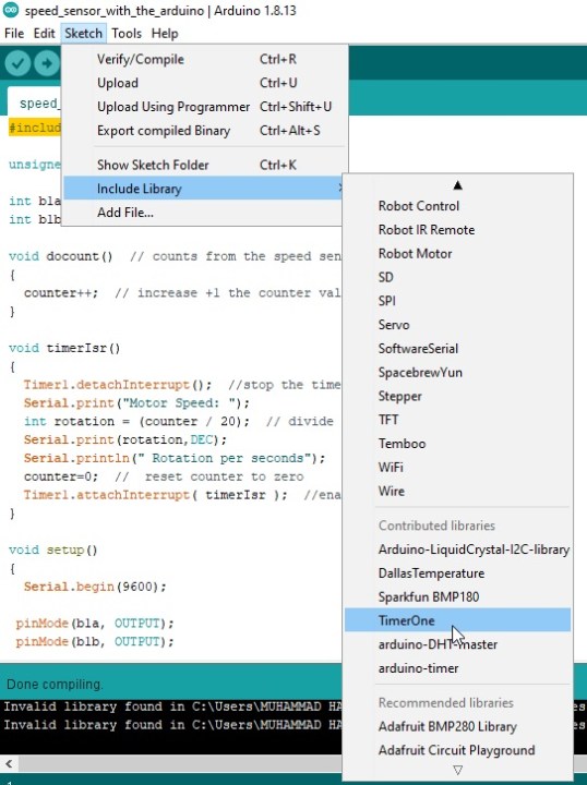 LM393 Speed sensor with Arduino using L9110 motor driver, circuit and ...