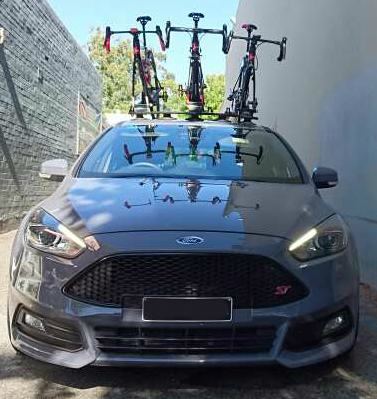 BikeBug Perth Ford Focus ST Bike Rack - SeaSucker Down Under