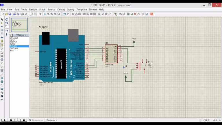 Arduino ULN2003 Driver to control a relay Electronics Project
