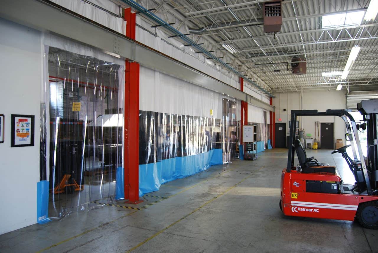 How to Divide Large Warehouse Space With Industrial Curtain Walls