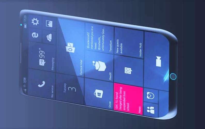New Microsoft smartphone: 12MP cam, 5-inch screen - Price Pony