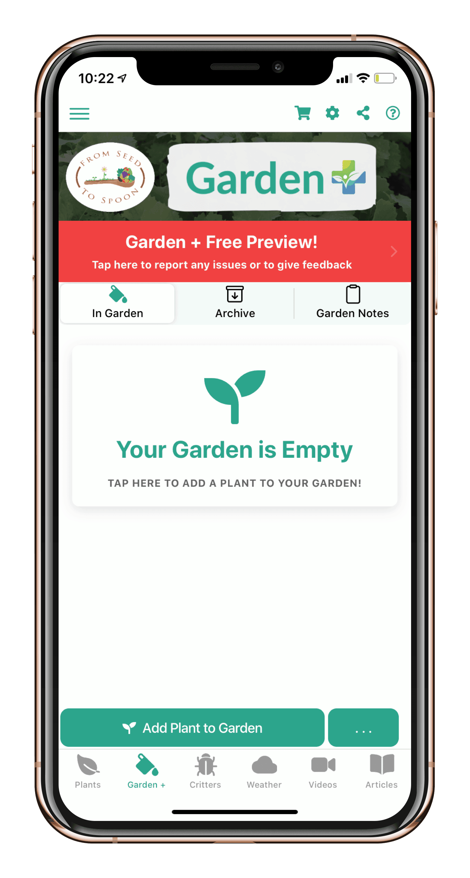 How to Log Plants in Your Garden Using Our Garden+ Tracking in Our From ...