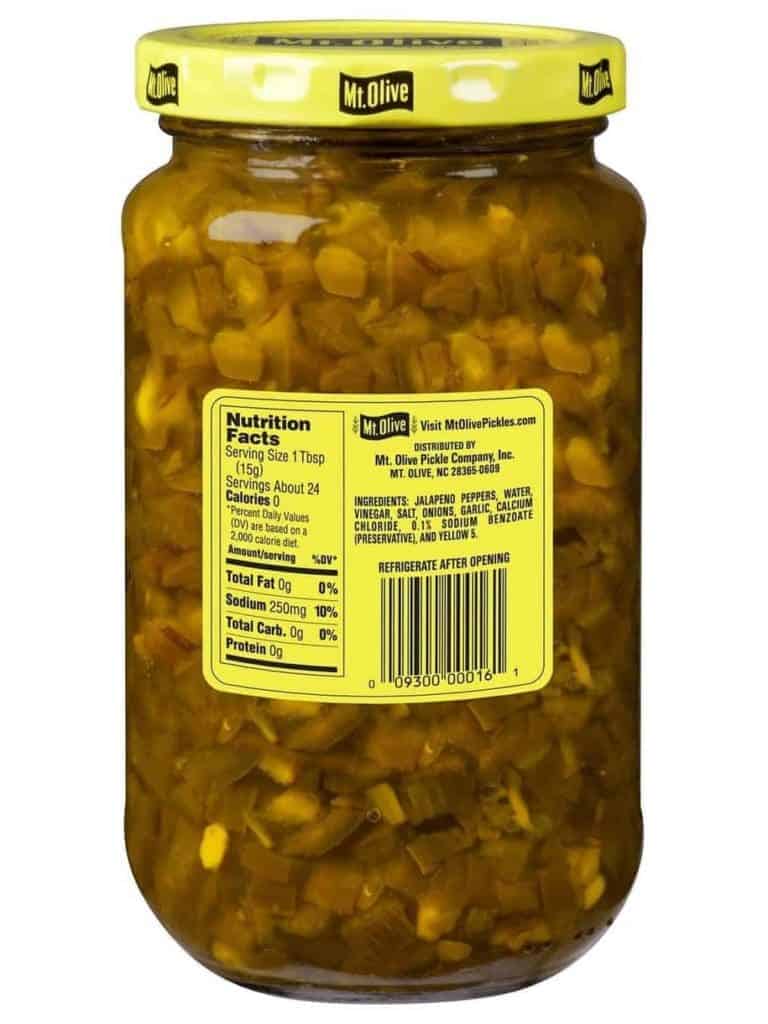 diced jalapenos jar