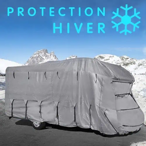 Hivernage camping-car extérieur : astuces pour le protéger.