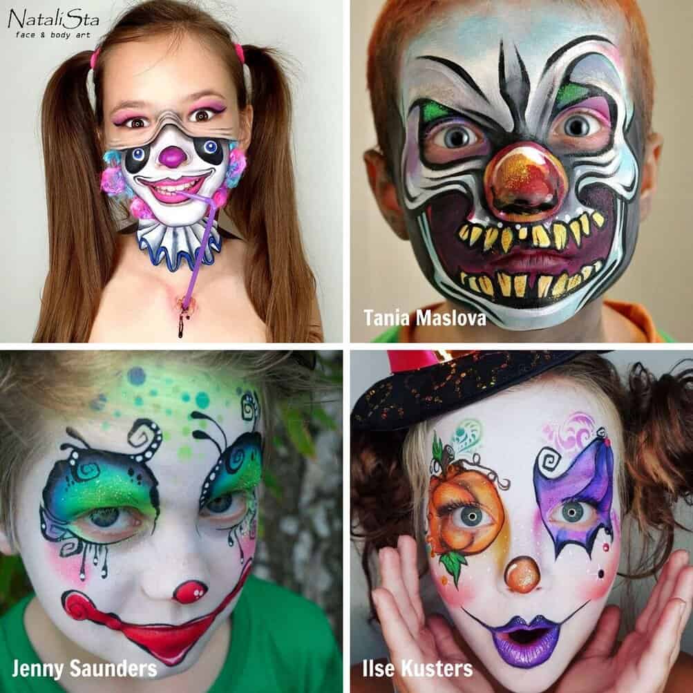 Clown Face Paint Ideas Infoupdate Org