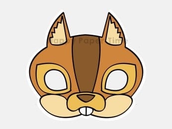 squirrel template printable