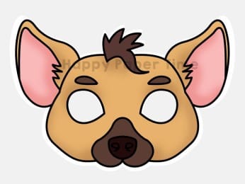 hyena printable