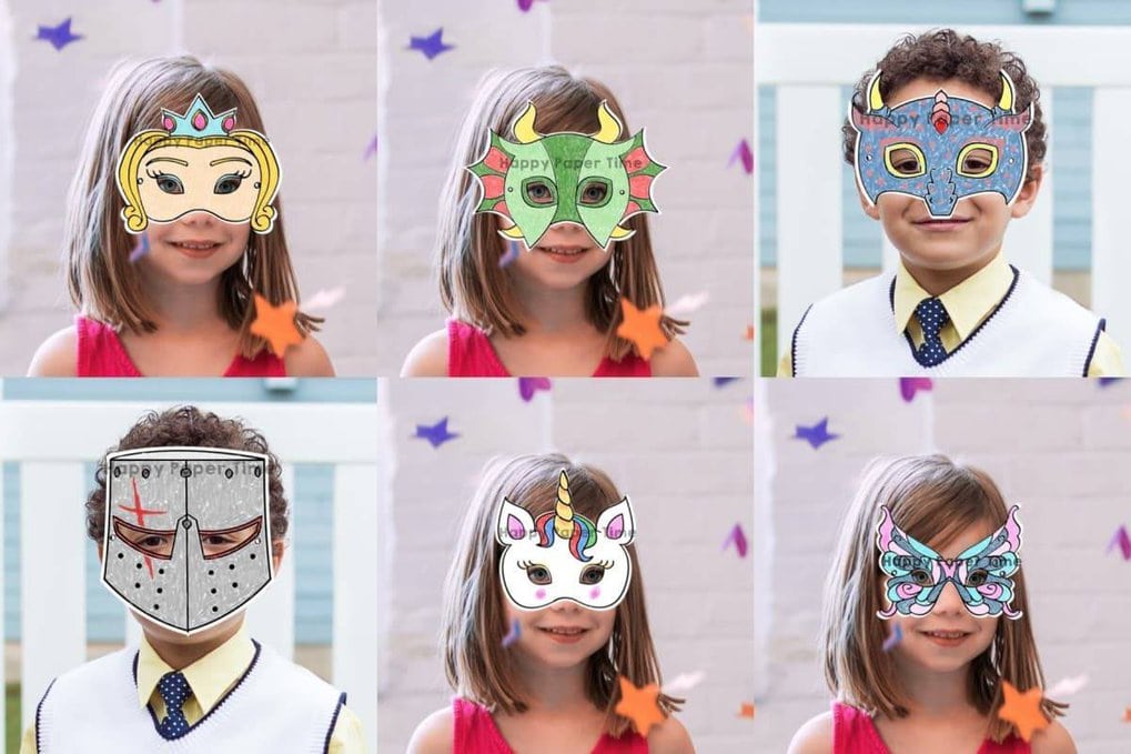 printable queens mask